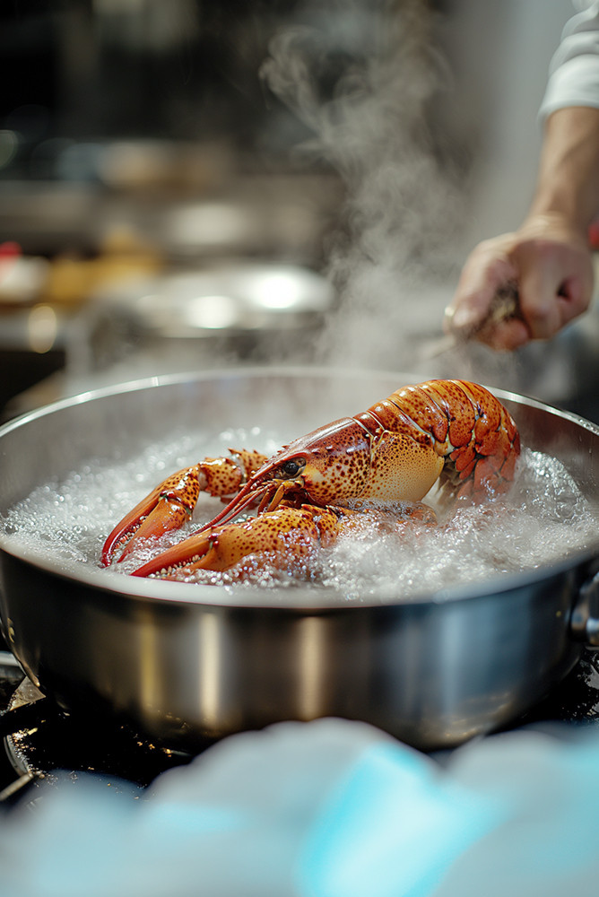 Einfaches Rezept für gekochten Hummer
